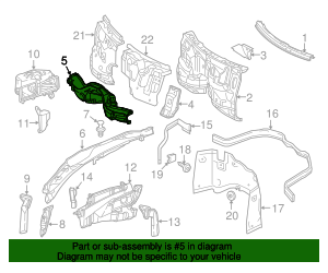 2010-2018 Mercedes-Benz Cross Rail 212-620-13-86 | MB OEM Parts