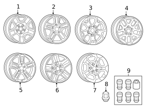 Wheel Locks 82215711AA | Mopar Estores