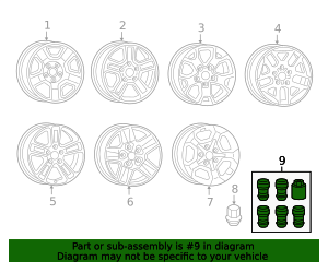 Wheel Locks 82215711AA | Mopar Estores