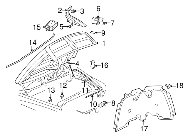 2004-2009 Dodge Hood 5029419ag | TascaParts.com