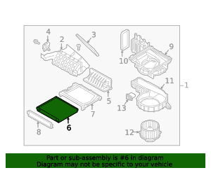 2017-2025 Genesis Cabin Air Filter T6C79-AC000 | OEM Parts Online