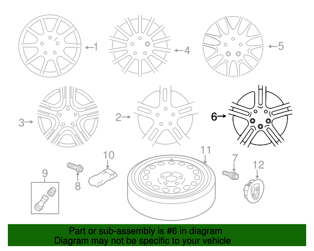 2014-2016 Porsche Panamera Wheel, Alloy 970-362-980-03-041 | Sunset ...