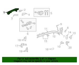 2017-2021 Lexus Handle, Outside 69210-48110-C1 | OEM Parts Online