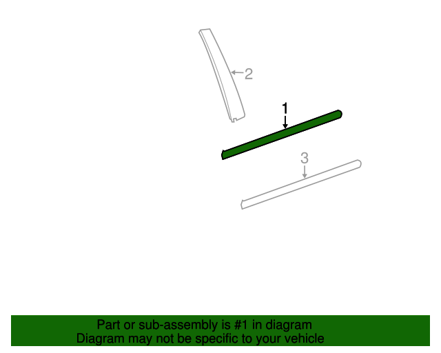 2019-2022 Ram 1500 Belt Weather-Strip 68285877AE | TascaParts.com