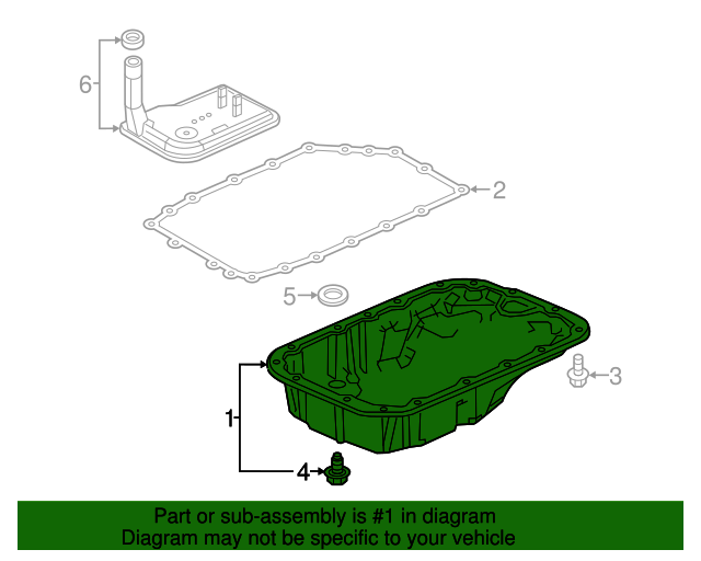 2015-2022 GM Automatic Transmission Fluid Pan 24293414 GM ...