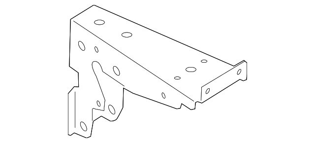 2010-2015 Porsche Panamera Fender Front Bracket 970-504-356-04-GRV ...