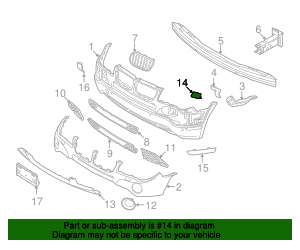 61-67-3-416-176 - Cover 2007-2010 BMW X3 | AutoNationParts.com