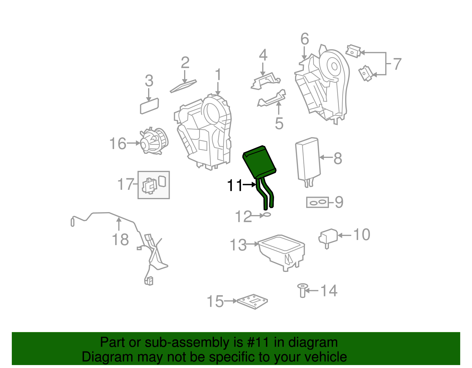 84406079 - Heater Core Kit with Seals and Clamps 2007-2024 GM | Big 3 ...
