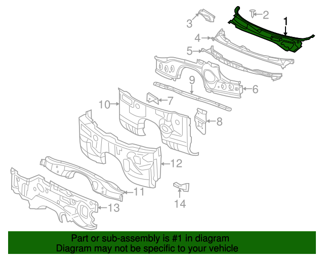 05028757AH - Screen - 2008-2023 Dodge Challenger | Mopar Parts Canada