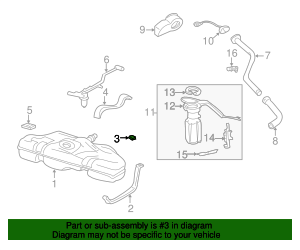11516152 GM Strap U-Nut | GM Parts Store