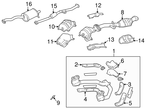 Exhaust Components for 1993 Subaru Impreza | OEM Parts Online