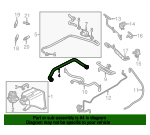 2011-2014 Porsche Cayenne Vent Tube 955-107-247-00 | Online Porsche Parts