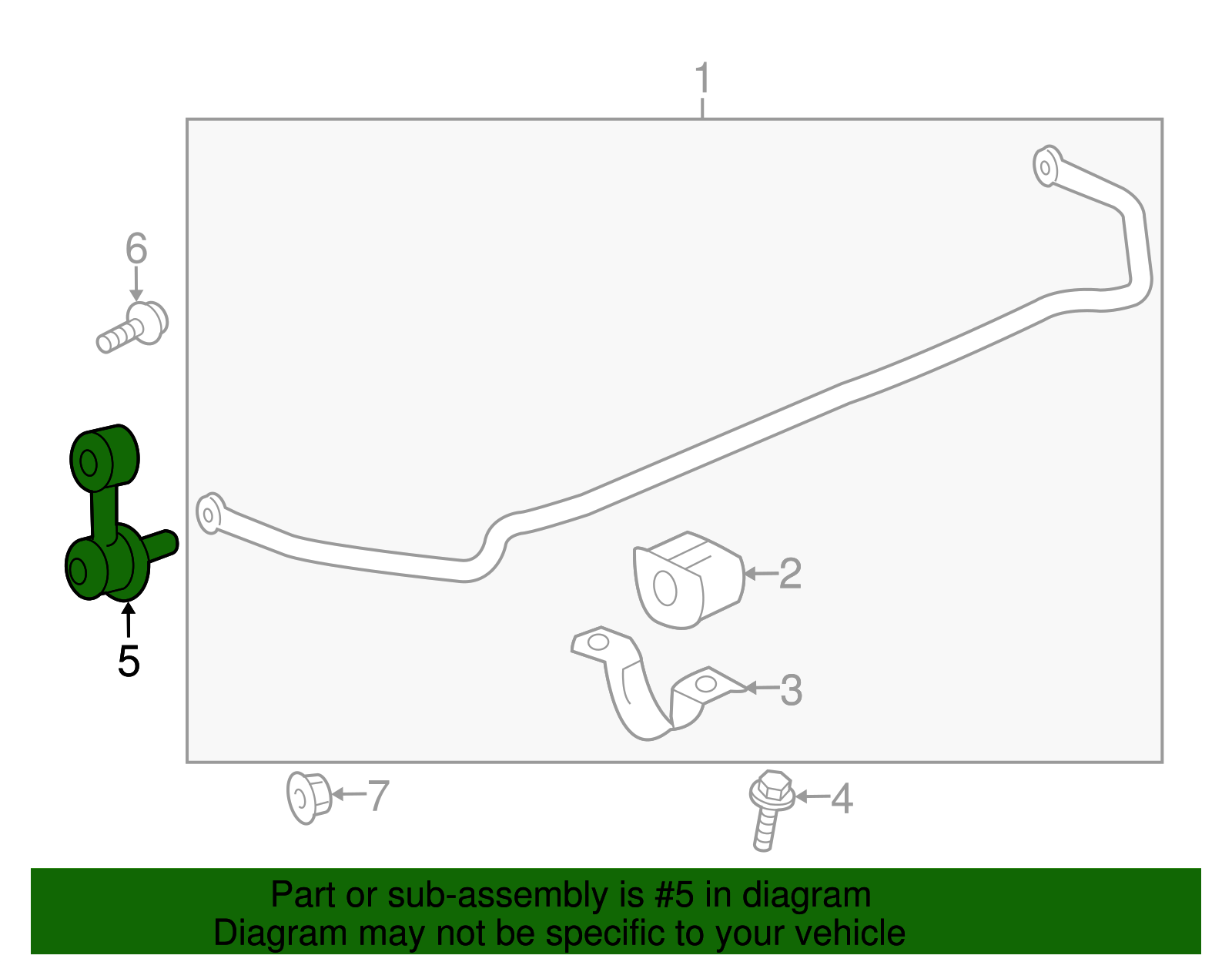 2010-2020 GM Rear Suspension Stabilizer Shaft Link 13281792 GM ...