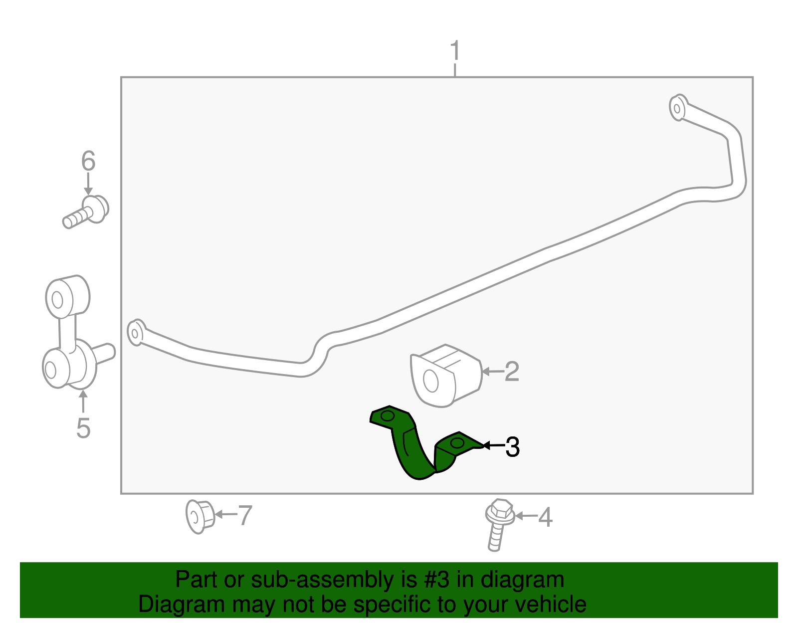 2010-2020 GM Rear Suspension Stabilizer Shaft Insulator Clamp 13281786 ...
