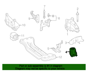 2017-2023 Mercedes-Benz Engine Mount 213-240-07-00 | AutoNationParts.com