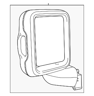 2018-2023 Jeep Power Mirror 68281893af | TascaParts.com