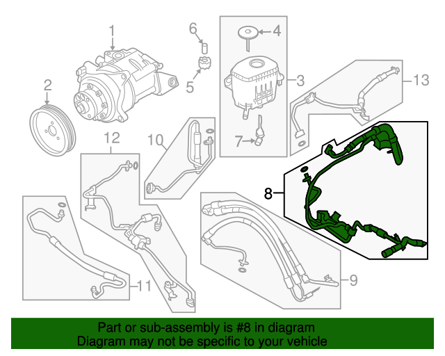 Genuine BMW 32-41-6-776-437 | Power Steering Return Hose | FREE ...