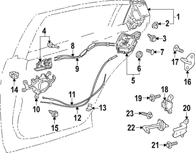 2023-2024 Toyota Lock Motor Cable Grommet 90189-06203 | Toyota Parts Center