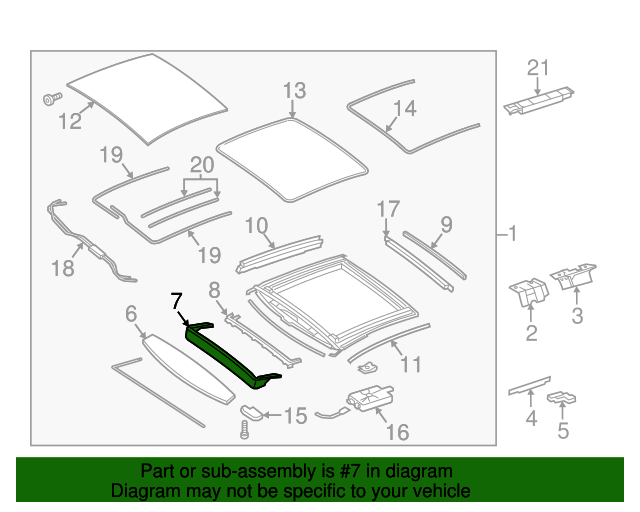 222-780-64-00 - Air Deflector 2014-2020 Mercedes-Benz | Mercedes-Benz ...