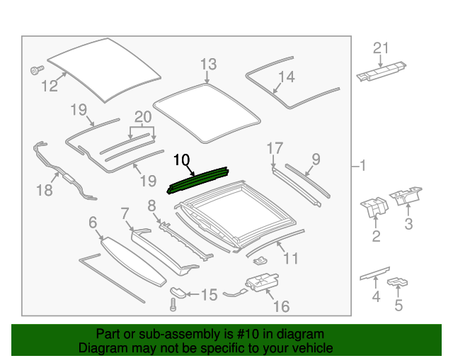 2014-2020 Mercedes-Benz Slide 222-780-01-00 | MB OEM Parts