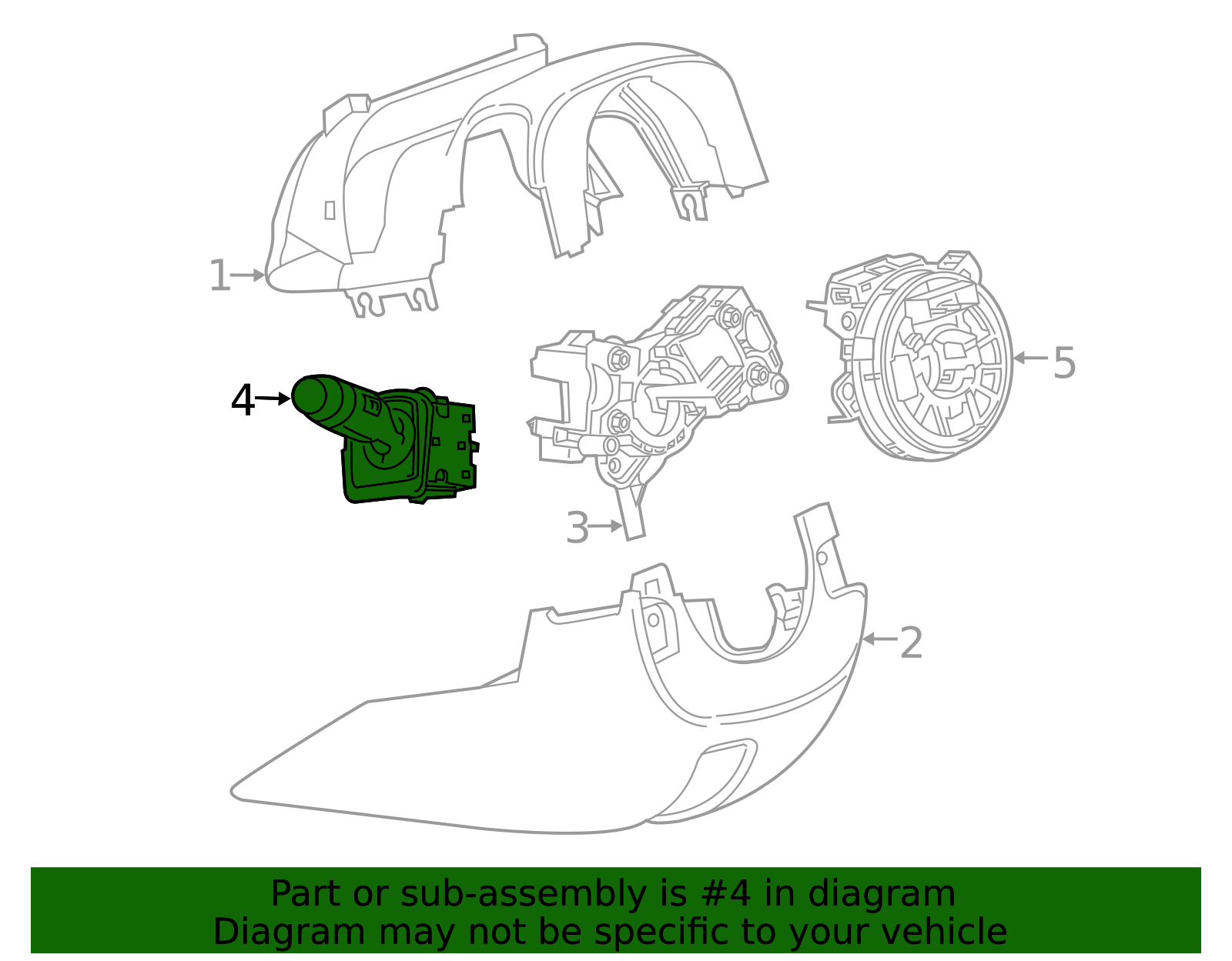 84924353 - Turn Signal Switch 2019-2023 GM | AutoNation Parts