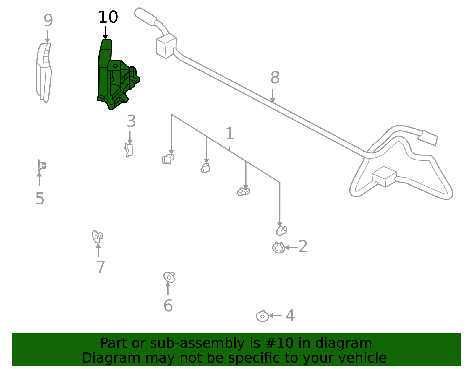 N2DZ-14D189-B - 2022-2024 Ford Bronco - Blind Spot Radar Bracket | My ...