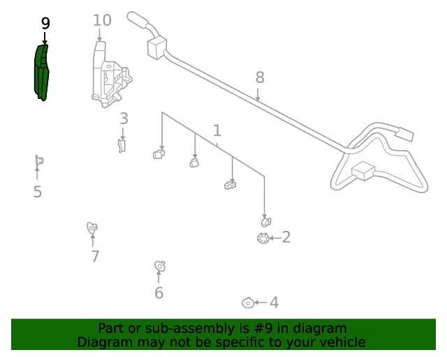 2021-2023 Ford Bronco Blind Spot Radar M2DZ-14C689-A | OEM Parts Online