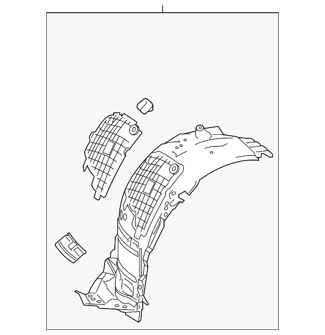 2015-2020 Mercedes-Benz Wheel House Covering 205-690-33-01 | Mercedes ...