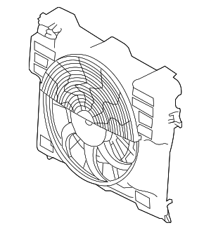 Genuine OEM Fan Assembly Part# LR020124 Fits 2010-2012 Land Rover Range ...