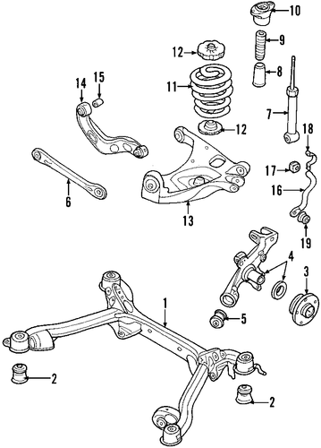 Rear Suspension for 2004 Audi A4 | oemaudiparts
