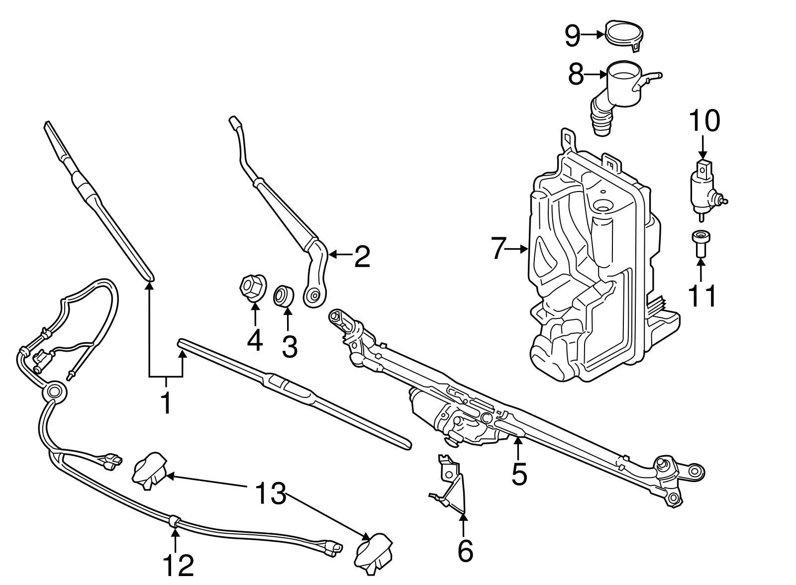 2013-2024 Mini Set Of Wiper Blades 61610040534 | OEM Pro Parts - CA