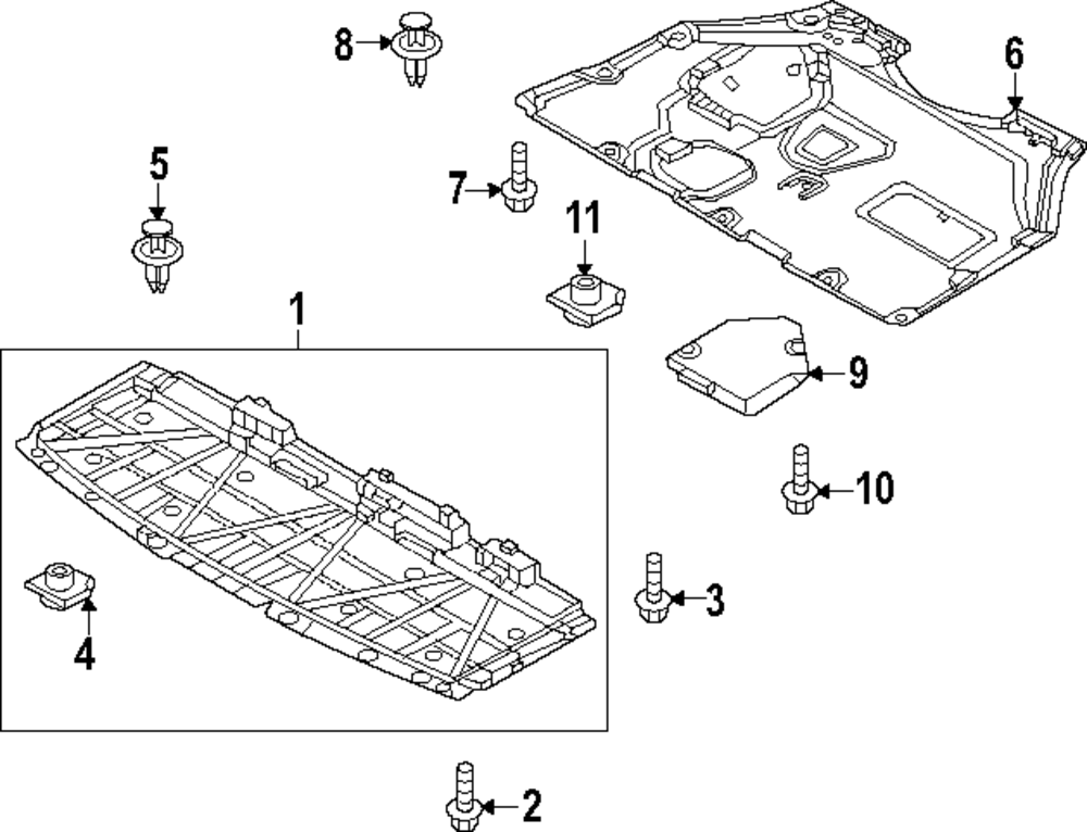 2023-2025 Mazda CX-50 Under Cover VA41-56-111 | OEM Parts Online