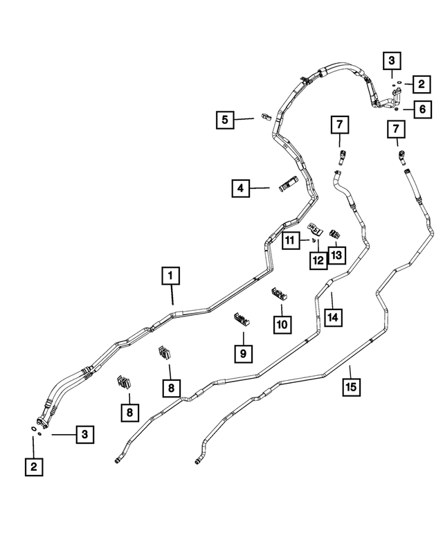 2017-2025 Chrysler A/C Line Clip 68322314AA | Mopar eStore