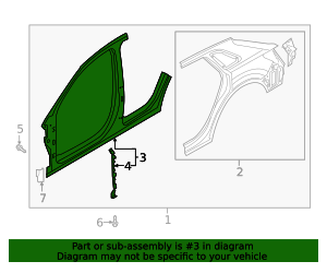 2019-2023 Audi Q3 Aperture Panel 83A-809-839 | OEM Parts Online