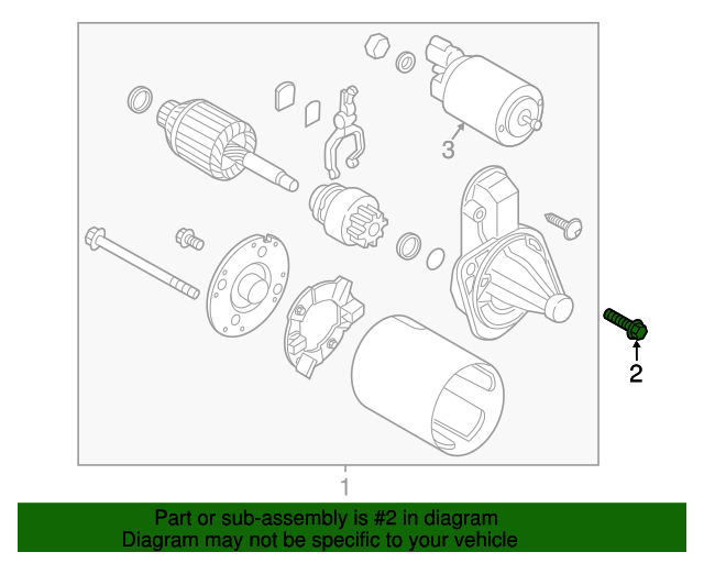 2011-2020 Hyundai Starter Bolt 11404-10606-P | OEM Parts Online
