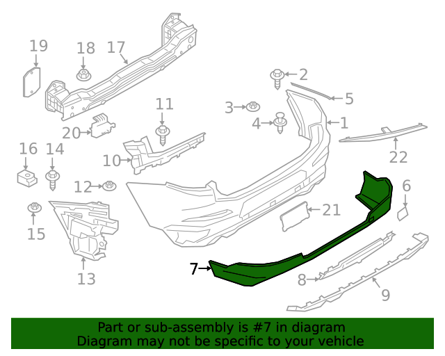 51127488273 - 2019-2021 BMW X4 Filler Molding (51-12-7-488-273) | BMW ...
