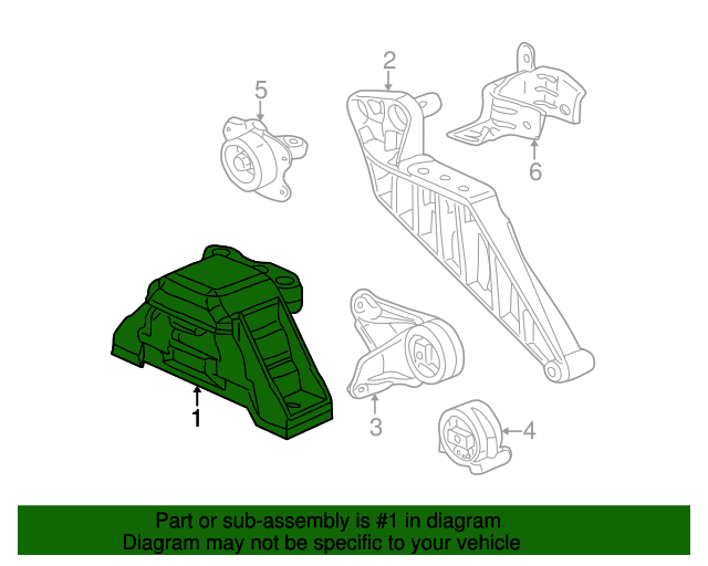 2002-2009 GM Front Mount 25979189 | QuirkParts