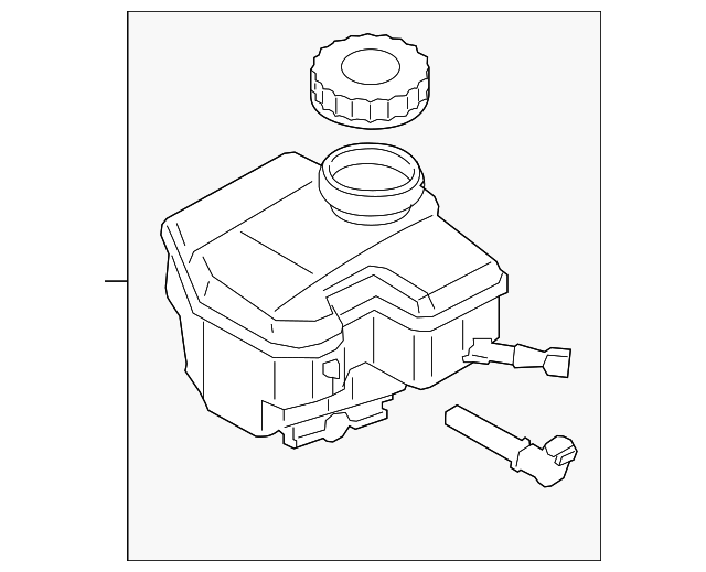 Genuine BMW 34-33-6-889-802 | Brake Master Cylinder Reservoir | FREE ...