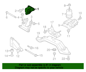 2015-2019 Subaru Center Mount 41022AL05B | Subaru Parts Store