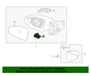 2017-2021 Hyundai Ioniq Puddle Lamp 87614-G2000 | OEM Parts Online