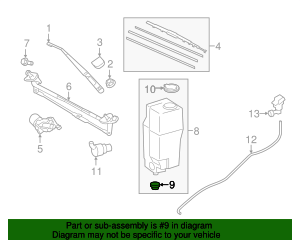 1990-2023 Toyota Grommet 90480-25025 | Toyota Parts Center