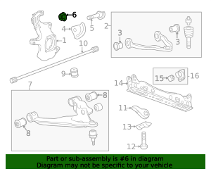 2020-2025 GM Adjust Bolt Nut 11549005 GM | GMPartsDirect.com