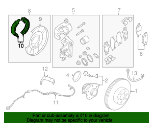 2015-2020 Infiniti QX60 Park Brake Shoes D4060-3JA0C | OEM Parts Online