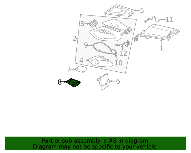 2020-2023 Mercedes-Benz Grip Handle Reinforcement 167-689-17-00-8T92 ...