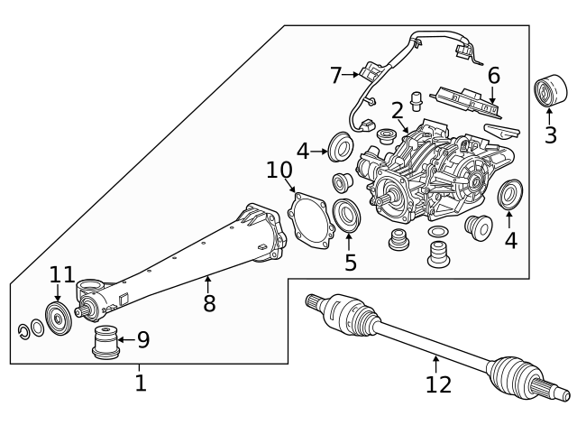 84853346 - Rear Half-Shaft 2018-2024 GM | AutoNationParts.com