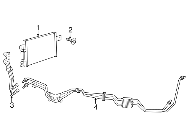 2012-2023 Jeep Trans Cooler Screw 68033235AA | TascaParts.com