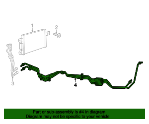 2012-2018 Jeep Oil Cooler Line 55111450AE | TascaParts.com