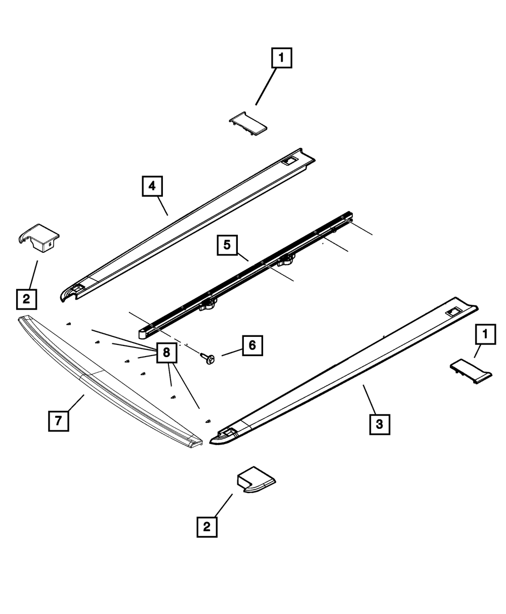 2016-2024 Ram Tailgate Spoiler 68422347AA | Mopar eStore