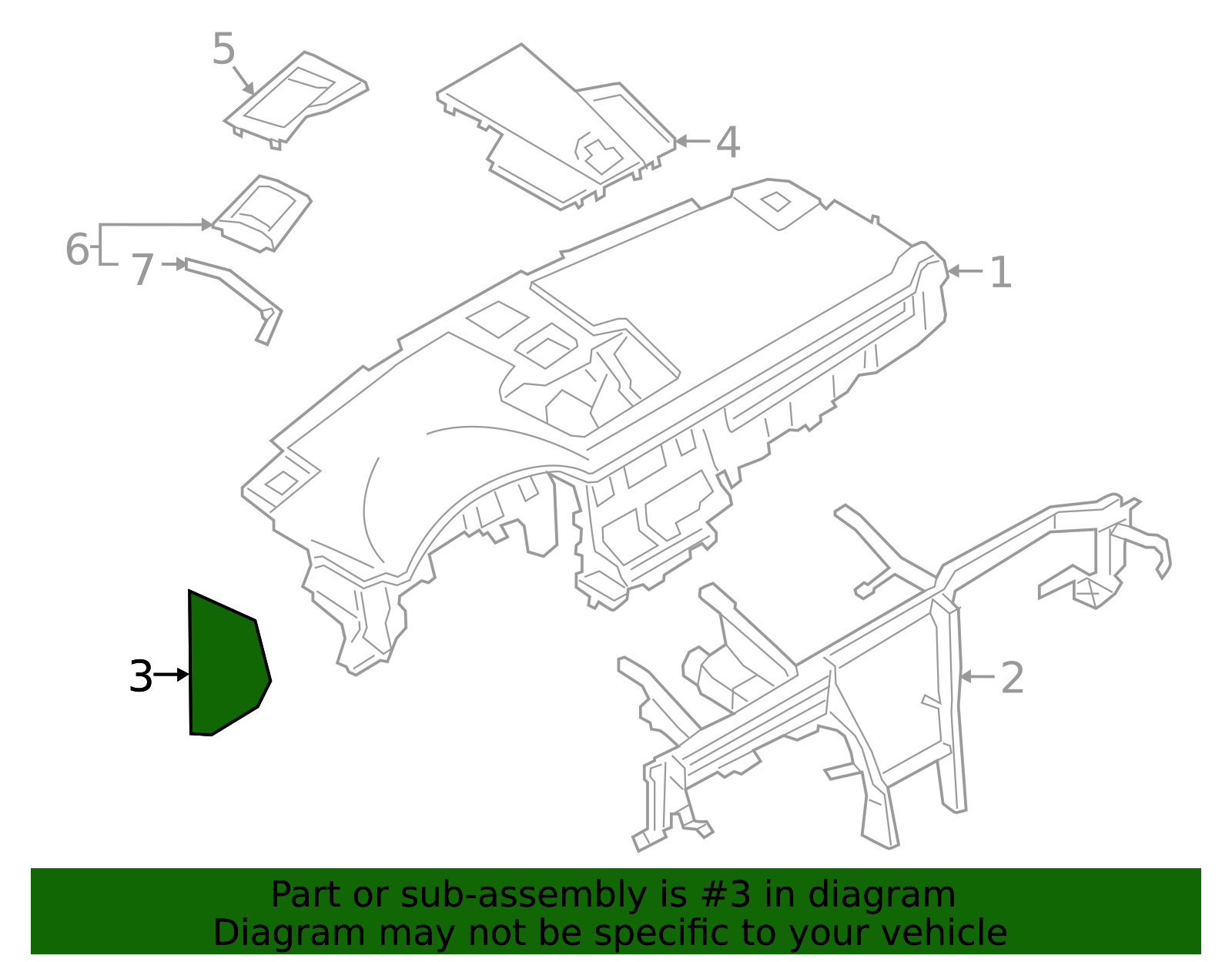 Genuine Porsche 9Y0-857-085-D-OT5 |Side Cover | FREE Shipping on Most ...