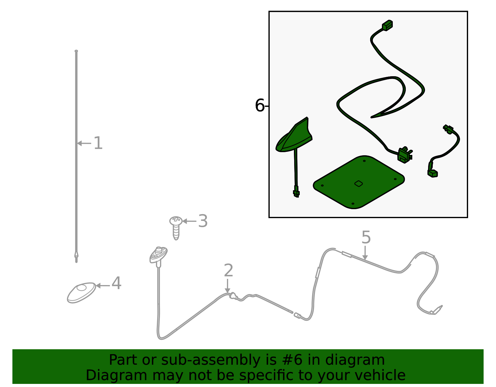 JC3Z-18813-A - 2015-2024 Ford E-350 Super Duty - Antenna | My Ford Parts